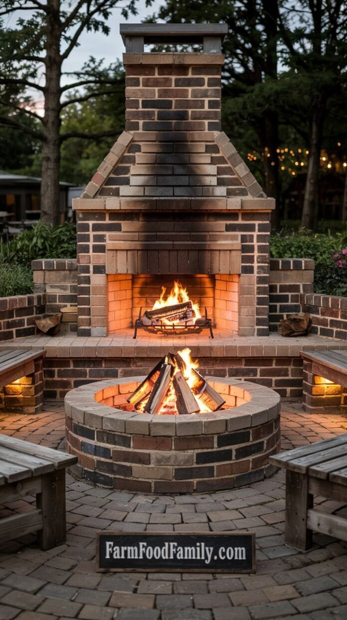 40+ Easy Brick Fire Pit Ideas to Elevate Your Outdoor Space (2025)