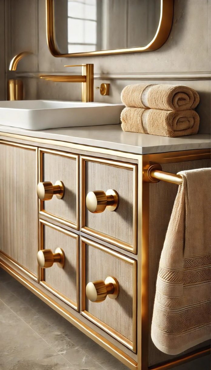 15+ Gorgeous Gold Bathroom Ideas for Effortless Glam (2024)