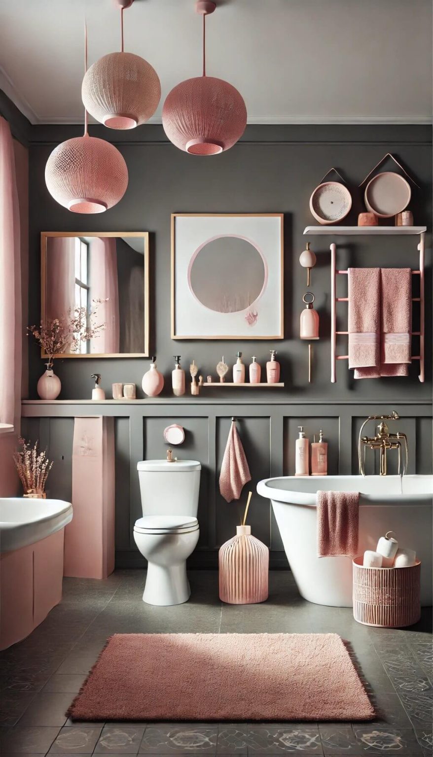 15+ Stylish Pink and Grey Bathroom Ideas for a Perfect Makeover (2024)