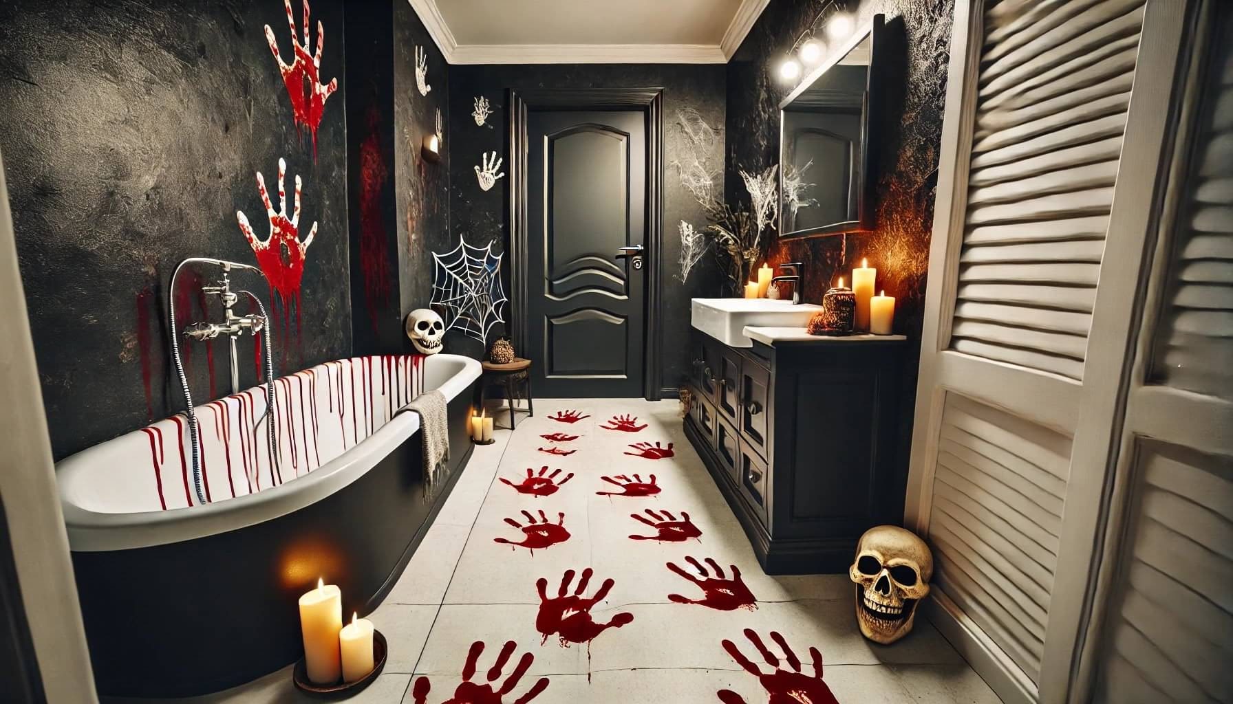 20 Terrifying Spooky Halloween Bathroom Ideas That Will Amaze Your ...
