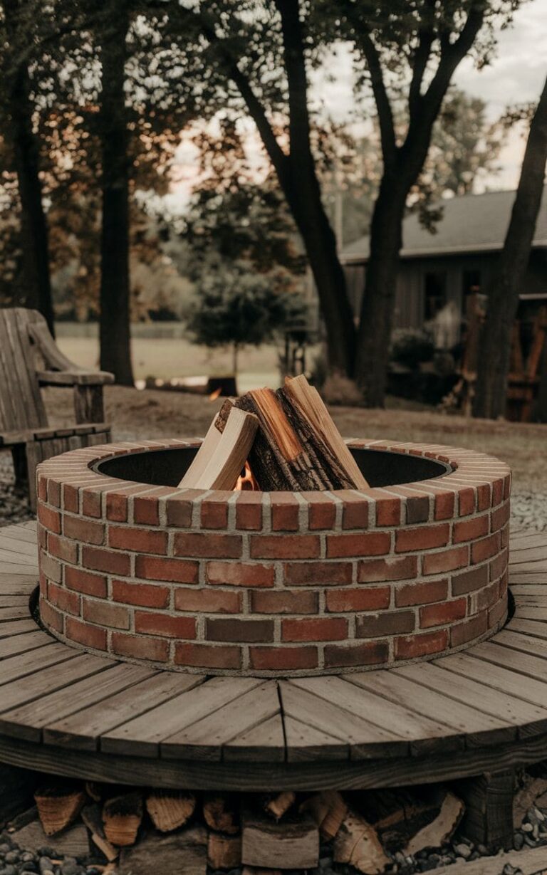 40+ Easy Brick Fire Pit Ideas to Elevate Your Outdoor Space (2025)