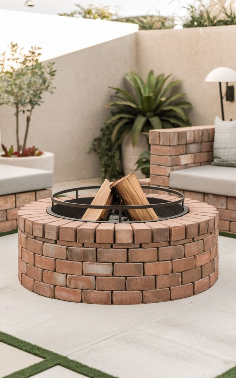 40+ Easy Brick Fire Pit Ideas to Elevate Your Outdoor Space (2025)