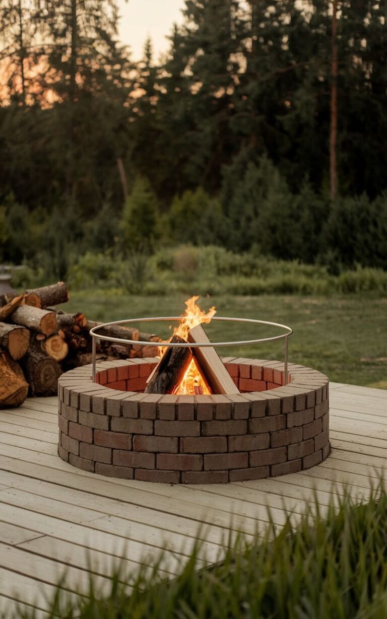 40+ Easy Brick Fire Pit Ideas to Elevate Your Outdoor Space (2026)