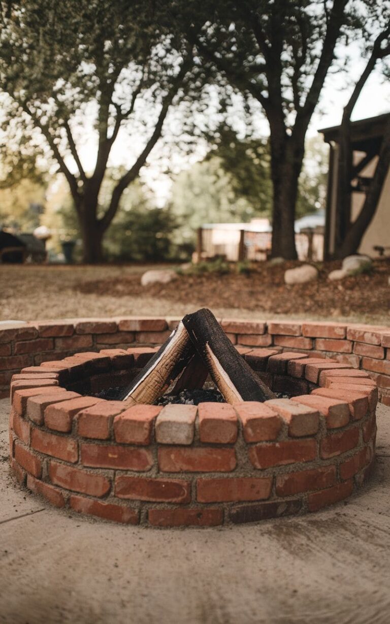 40+ Easy Brick Fire Pit Ideas to Elevate Your Outdoor Space (2026)