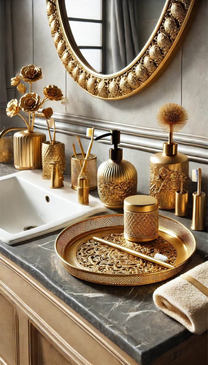 15+ Gorgeous Gold Bathroom Ideas for Effortless Glam (2024)