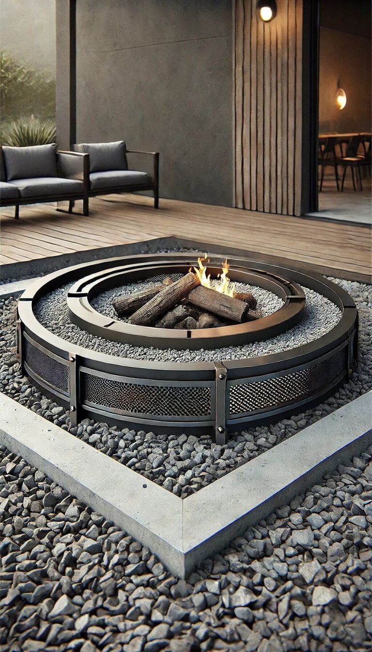 45+ Affordable Gravel Fire Pit Ideas for Budget-Friendly Fun (2024)