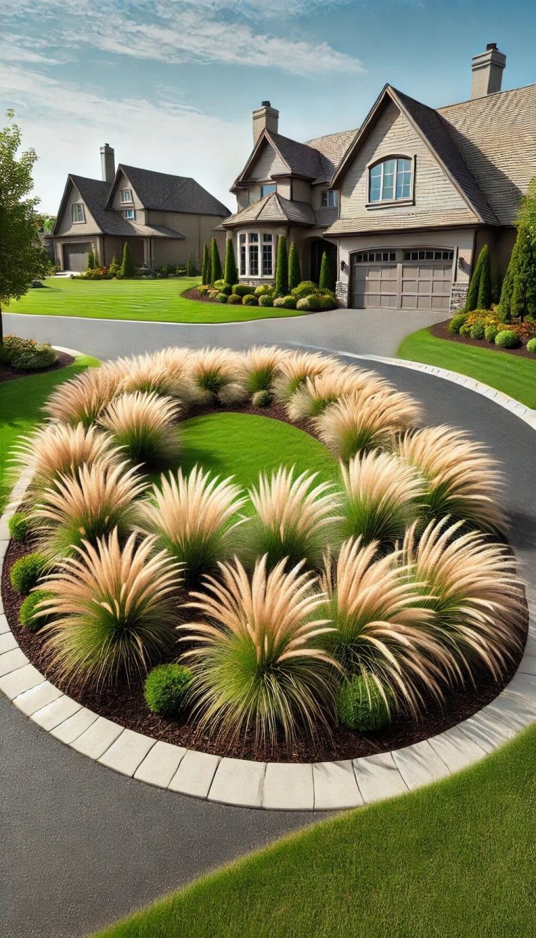 20+ Gorgeous Half Circle Driveway Ideas to Boost Your Curb Appeal (2024)
