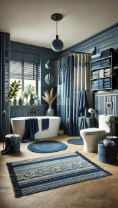 15+ Bold Navy Blue Bathroom Ideas That Make a Statement (2024)