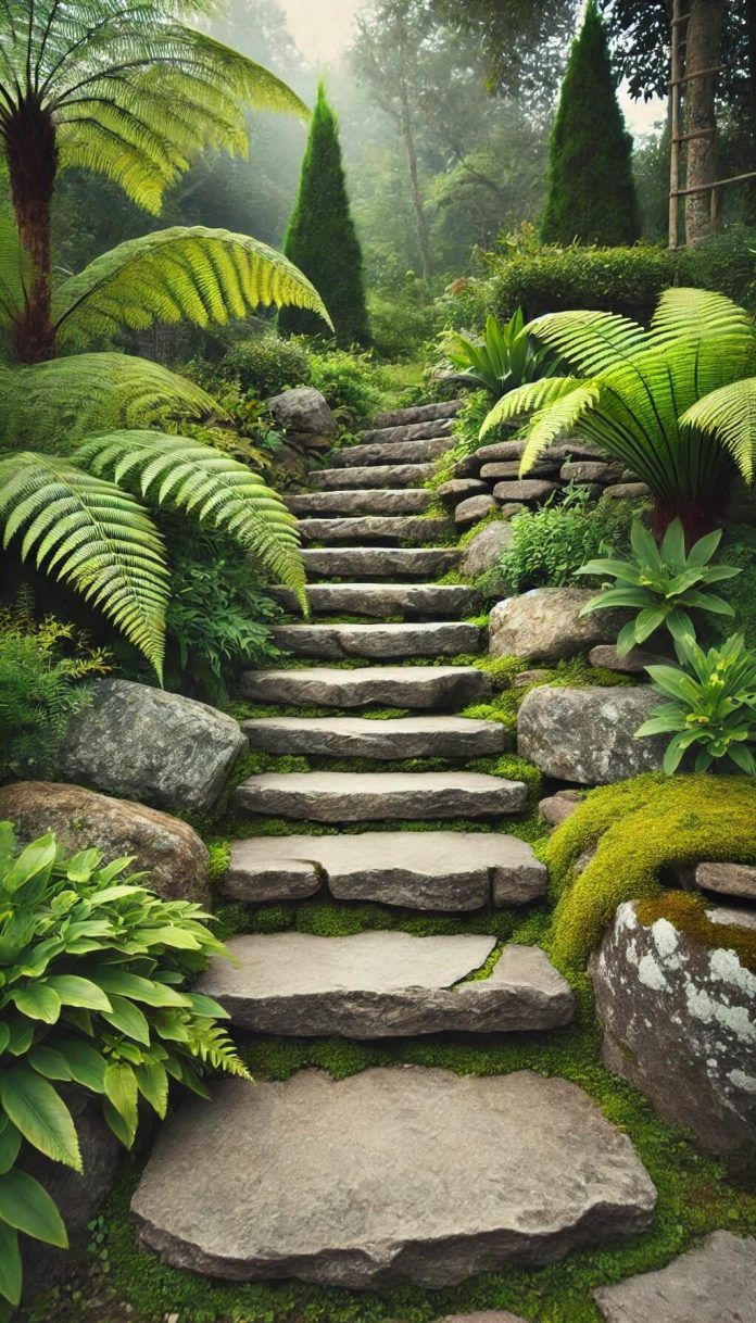 45+ Creative Stone Landscaping Ideas for a Gorgeous Front Yard (2024)