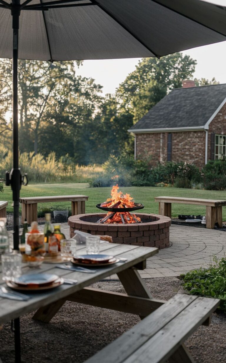 40+ Easy Brick Fire Pit Ideas to Elevate Your Outdoor Space (2026)