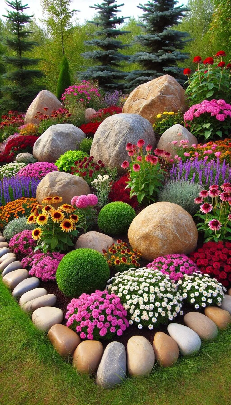 15+ Gorgeous Boulder Landscaping Ideas for Ultimate Curb Appeal (2024)