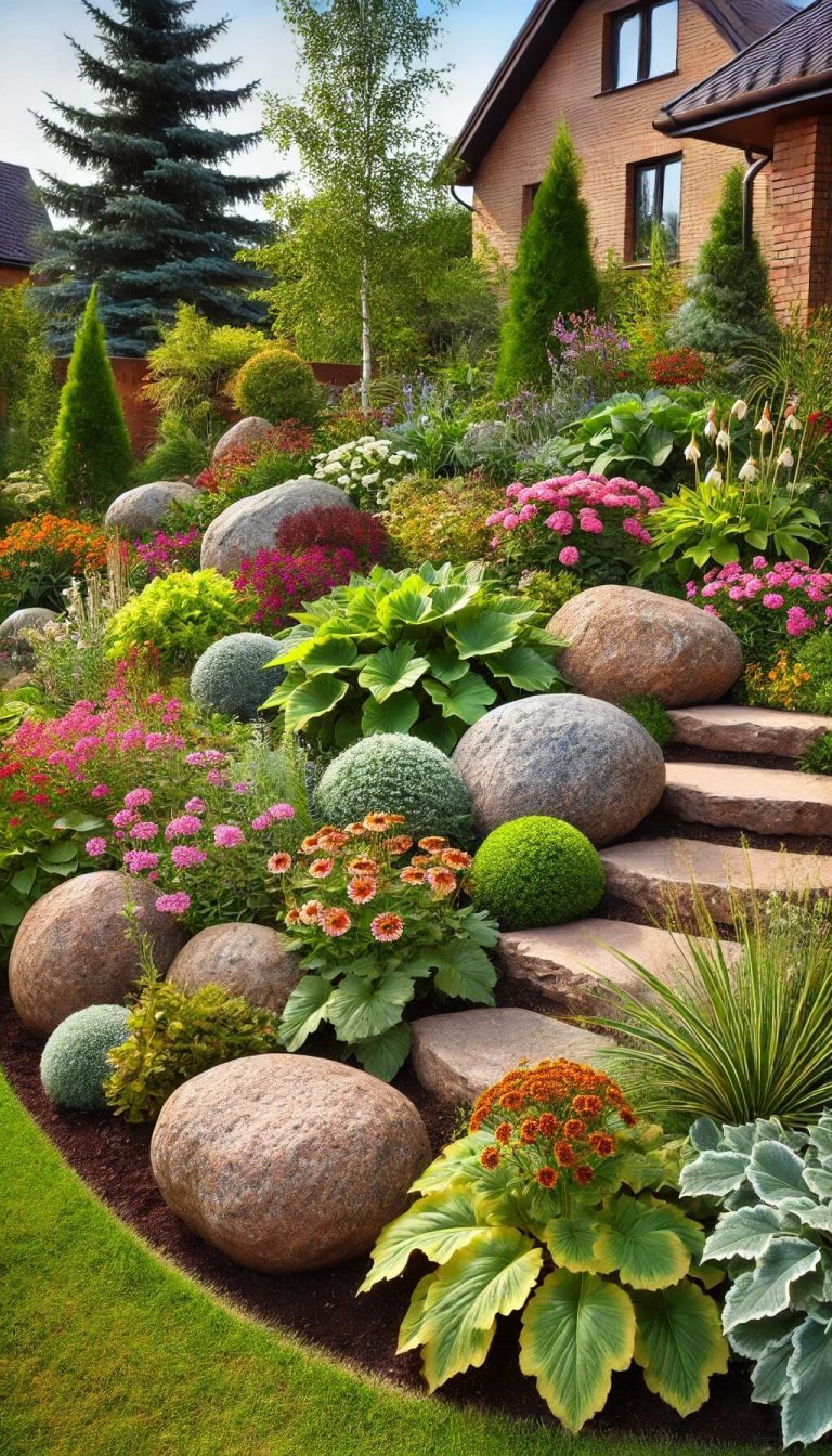 15+ Gorgeous Boulder Landscaping Ideas for Ultimate Curb Appeal (2024)