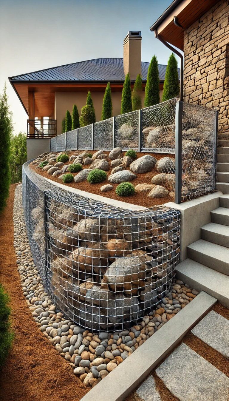 15+ Elegant Gabion Fence Ideas for a Chic Landscape (2024)