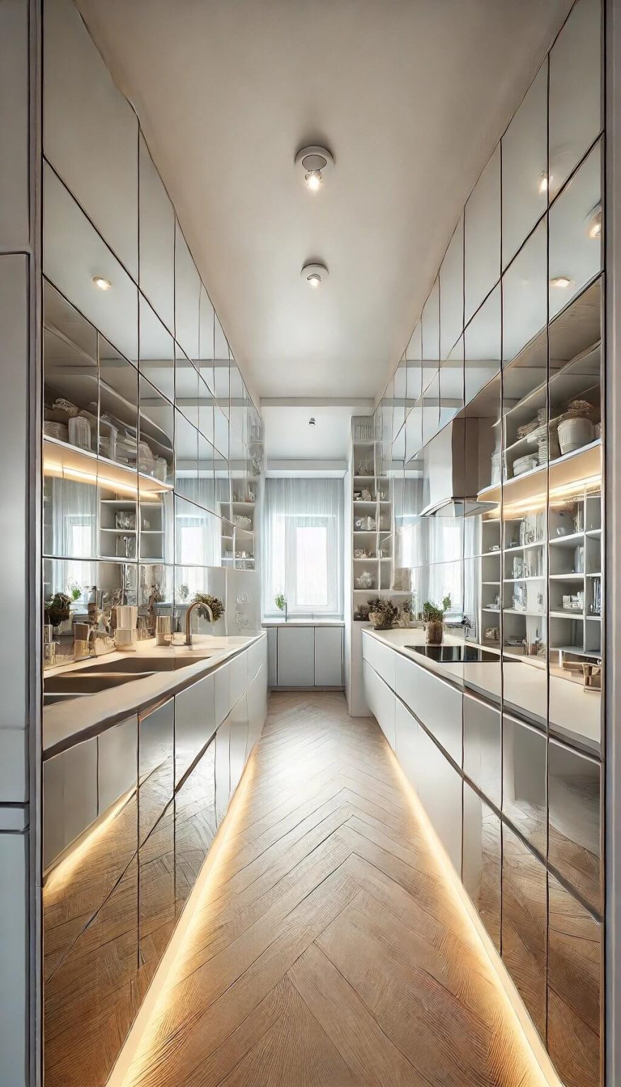 20 Brilliant Narrow Kitchen Ideas to Maximize Space (2024)