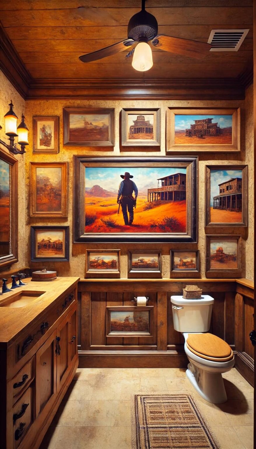15+ Charming Western Bathroom Ideas To Create a Cozy Retreat (2024)