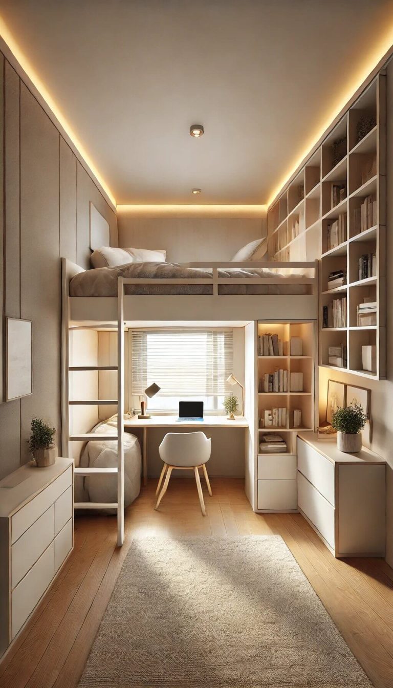 20 Brilliant Narrow Bedroom Ideas to Maximize Space (2024)