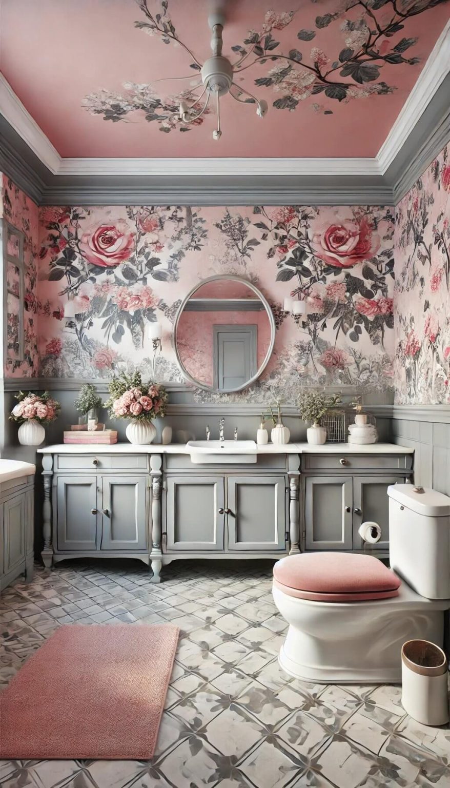 15+ Stylish Pink and Grey Bathroom Ideas for a Perfect Makeover (2024)