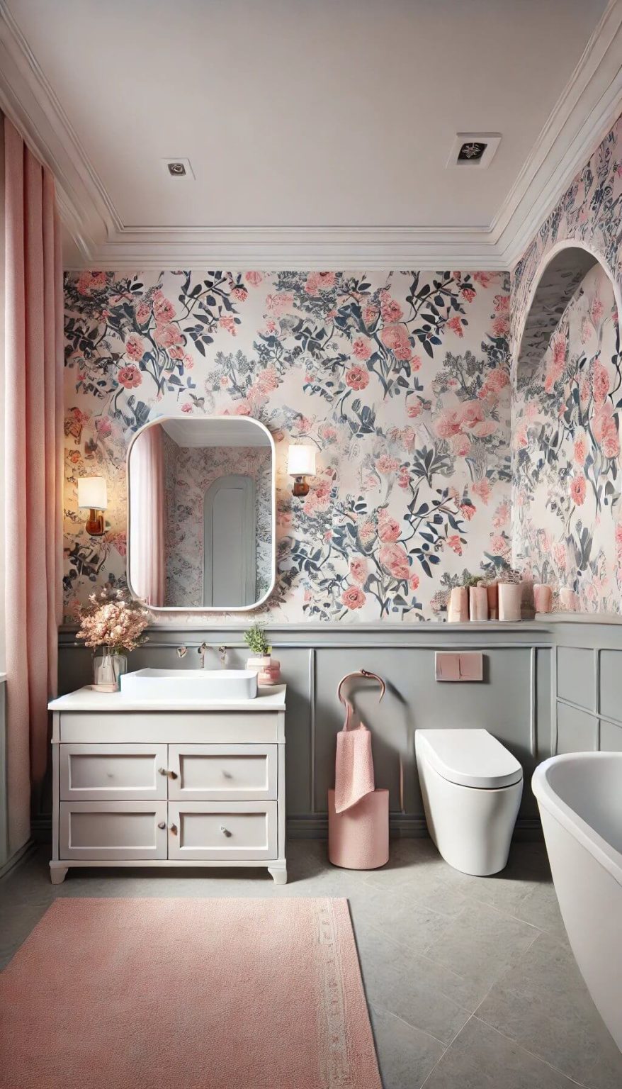 15+ Stylish Pink and Grey Bathroom Ideas for a Perfect Makeover (2024)
