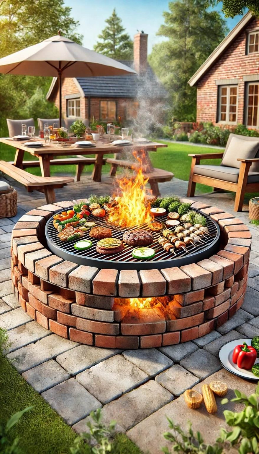 15+ Easy Brick Fire Pit Ideas to Elevate Your Outdoor Space (2024)