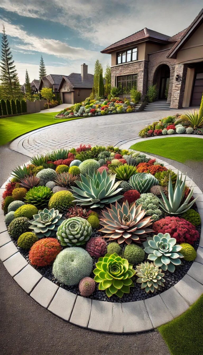 20+ Gorgeous Half Circle Driveway Ideas to Boost Your Curb Appeal (2024)