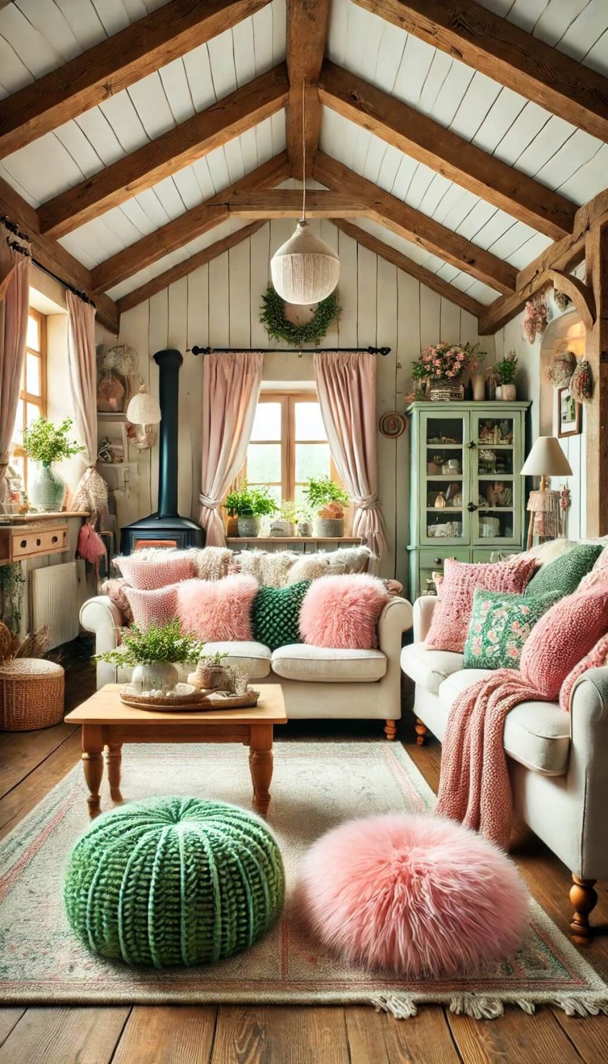 20 Stunning Pink and Green Living Room Ideas That Will Inspire You (2024)
