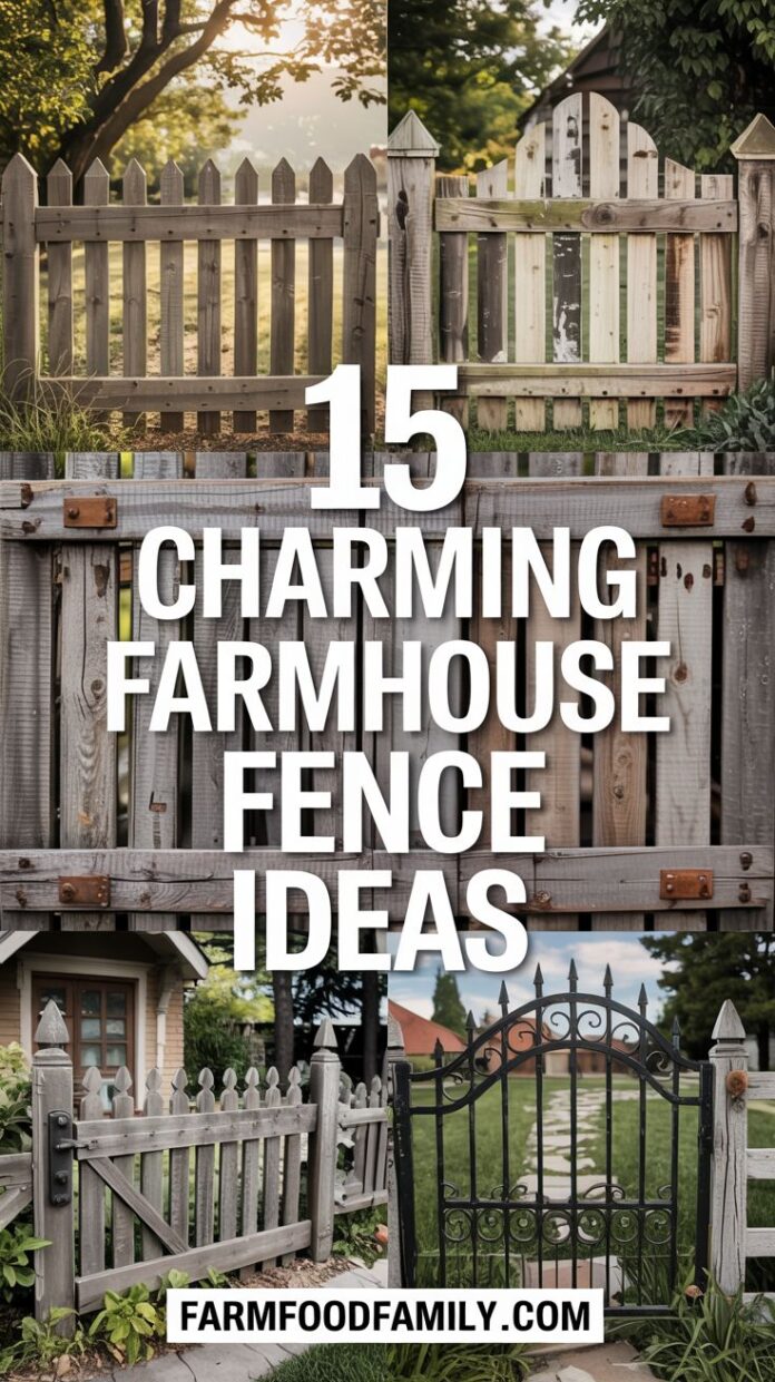 10 Charming Farmhouse Fence Designs for Timeless Appeal (2026)