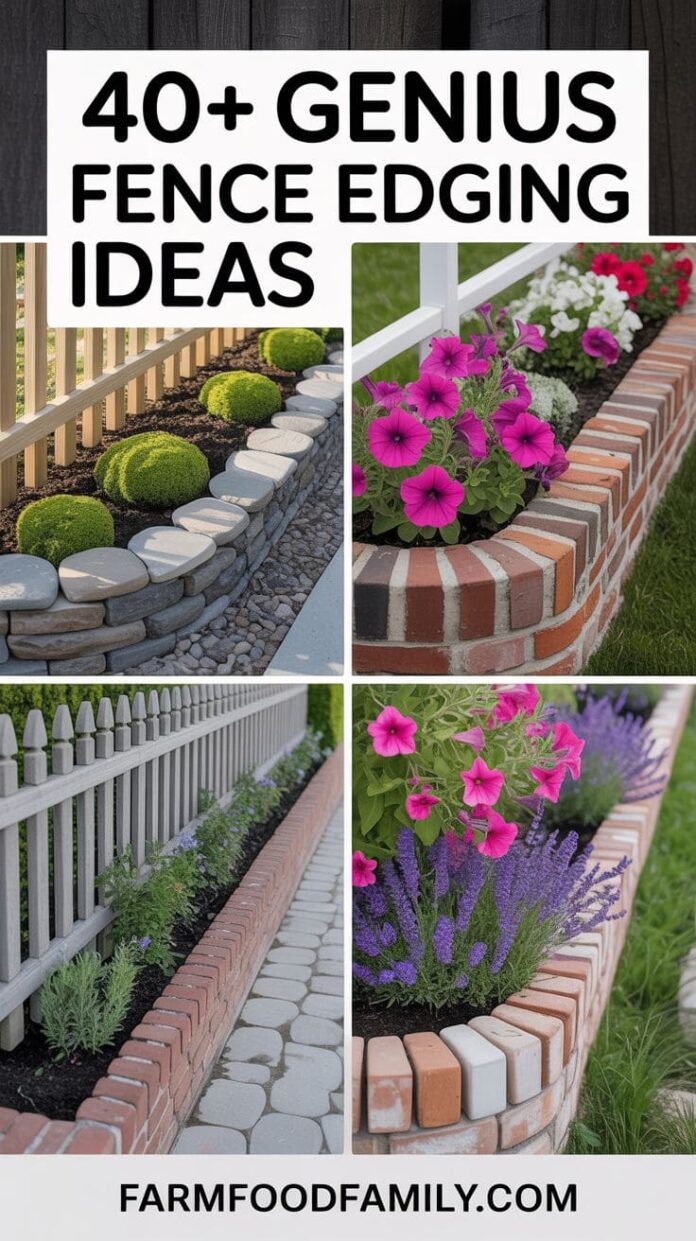 40+ Stunning Fence Edging Ideas That Transform Your Garden (2026)