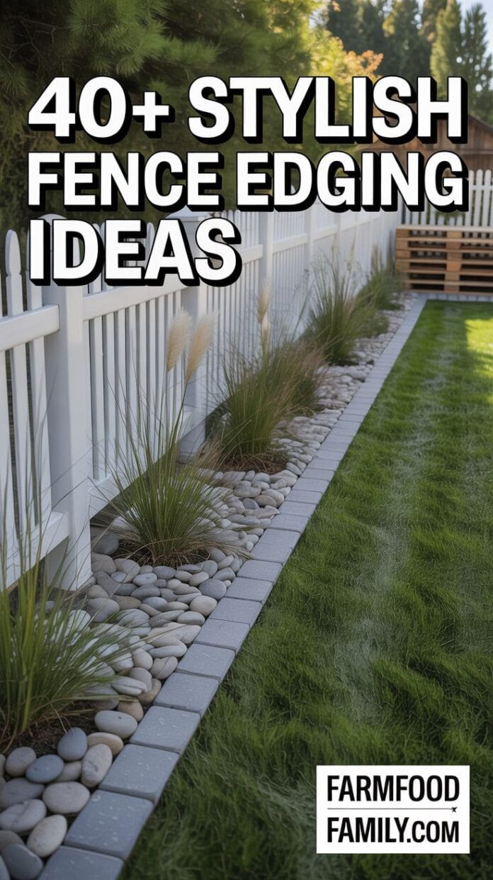 40+ Stunning Fence Edging Ideas That Transform Your Garden (2025)
