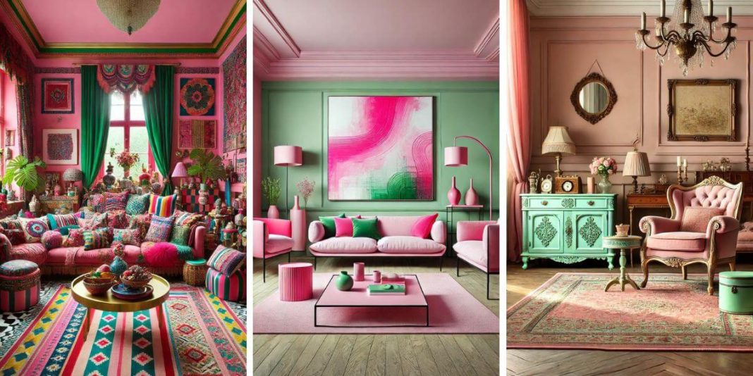 20 Stunning Pink and Green Living Room Ideas That Will Inspire You (2024)