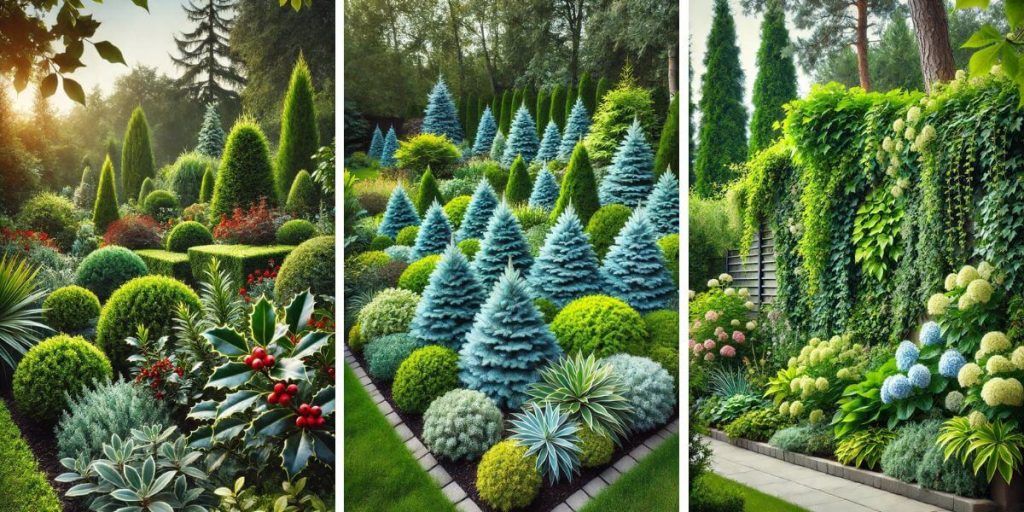 20 Brilliant Evergreen Landscaping Ideas for Year-Round Beauty (2024)