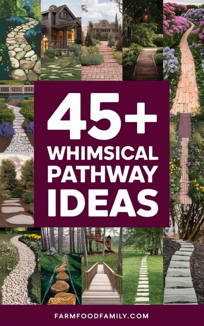 45 Whimsical Pathway Ideas for a Magical Garden (2025)