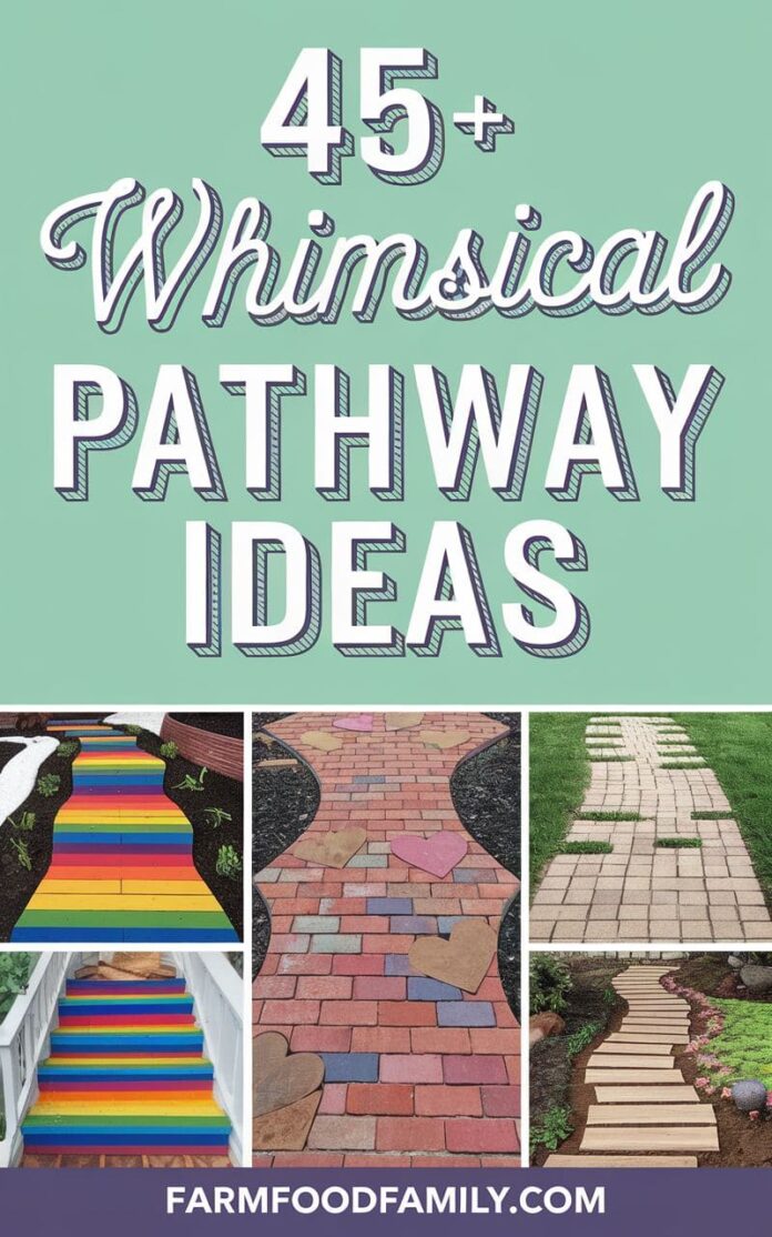 45 Whimsical Pathway Ideas for a Magical Garden (2025)