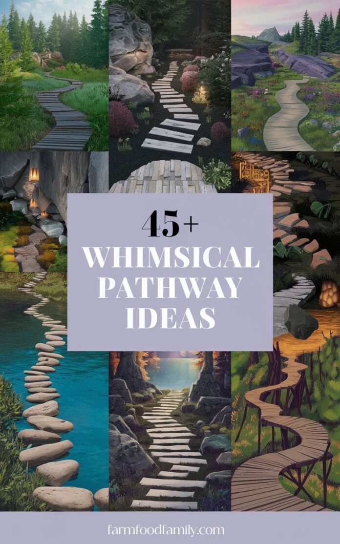45 Whimsical Pathway Ideas for a Magical Garden (2025)