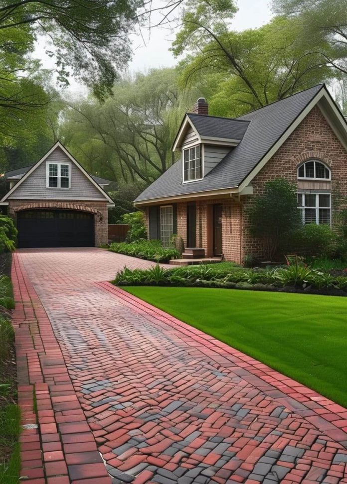 20 Unique Herringbone Driveway Ideas to Boost Your Curb Appeal (2024)