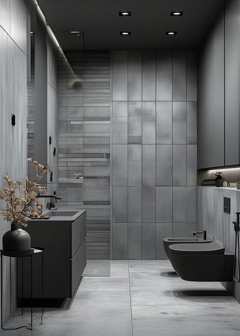 25+ Stunning Black and Grey Bathroom Ideas to Elevate Your Home (2024)