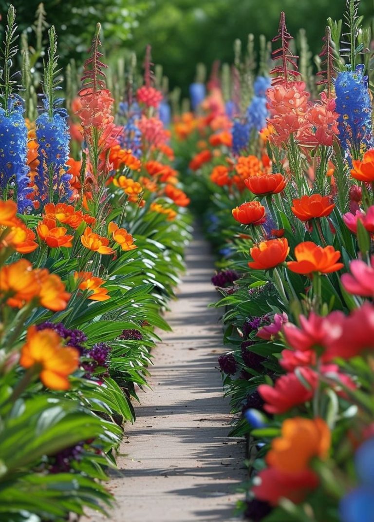 25 Vibrant Driveway Flower Bed Ideas That Add Instant Charm (2024)