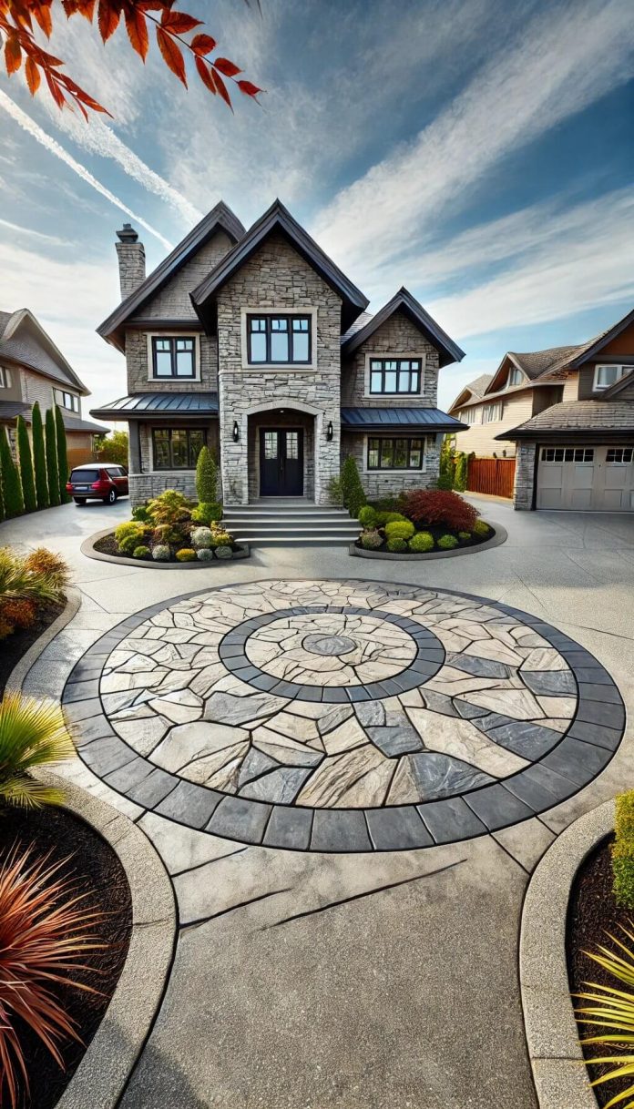 20 Stunning Circular Driveway Ideas to Transform Your Home's Entry (2024)
