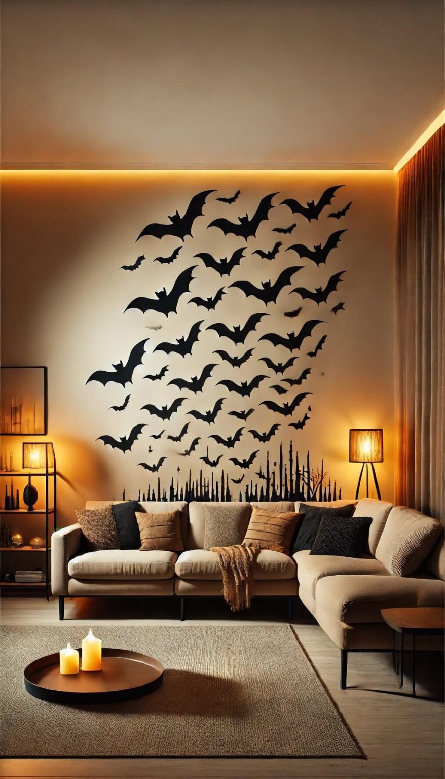 75 Spooktacular Halloween Living Room Ideas to Wow Your Guests (2024)