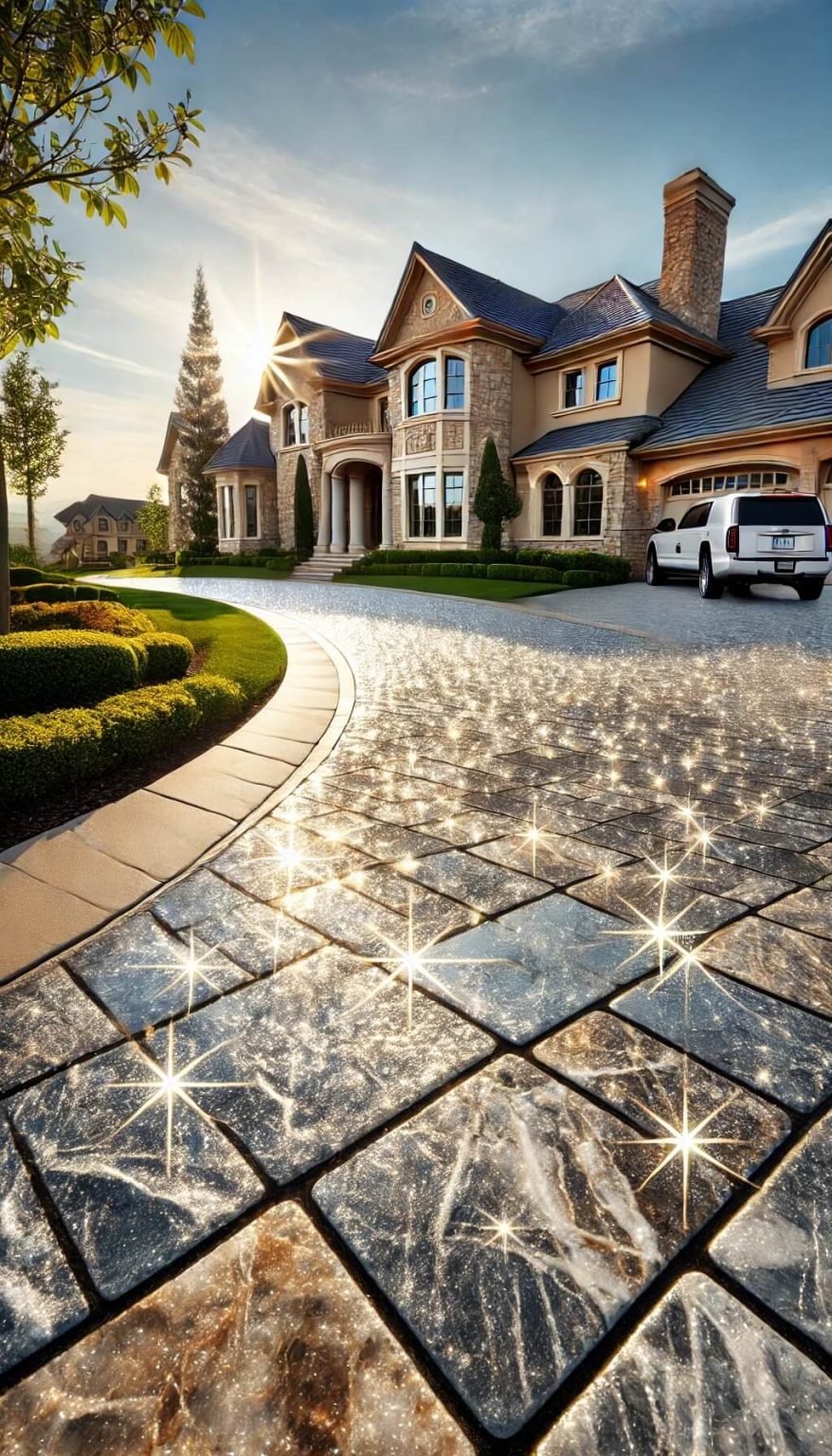 20+ Gorgeous Stone Driveway Ideas to Elevate Your Curb Appeal (2024)