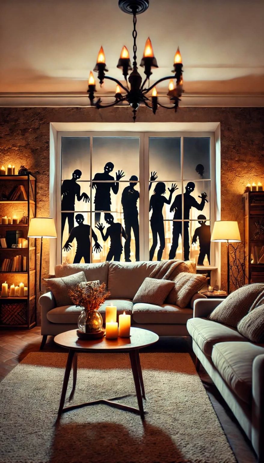 75 Spooktacular Halloween Living Room Ideas to Wow Your Guests (2024)