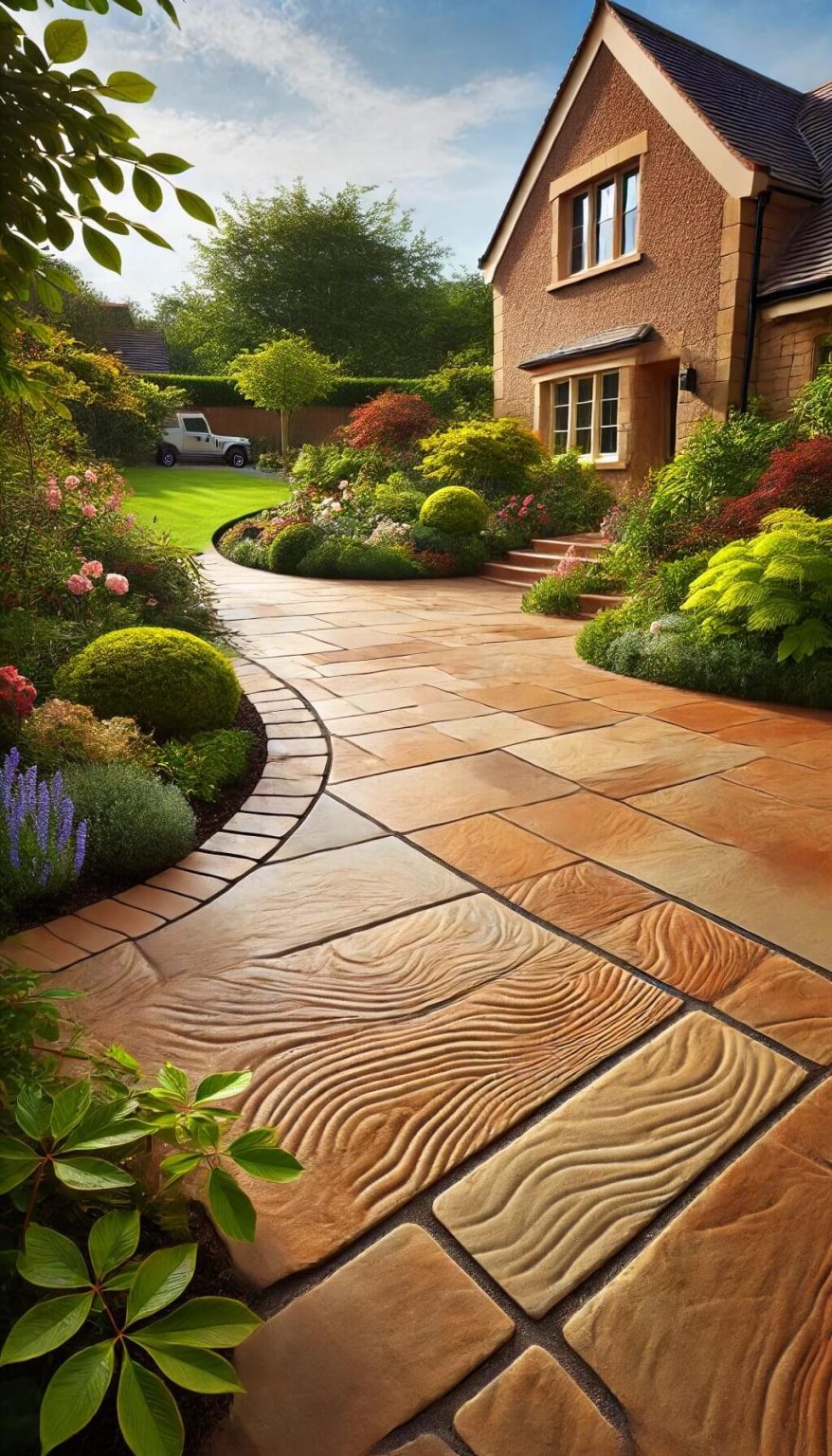 20+ Gorgeous Stone Driveway Ideas to Elevate Your Curb Appeal (2024)