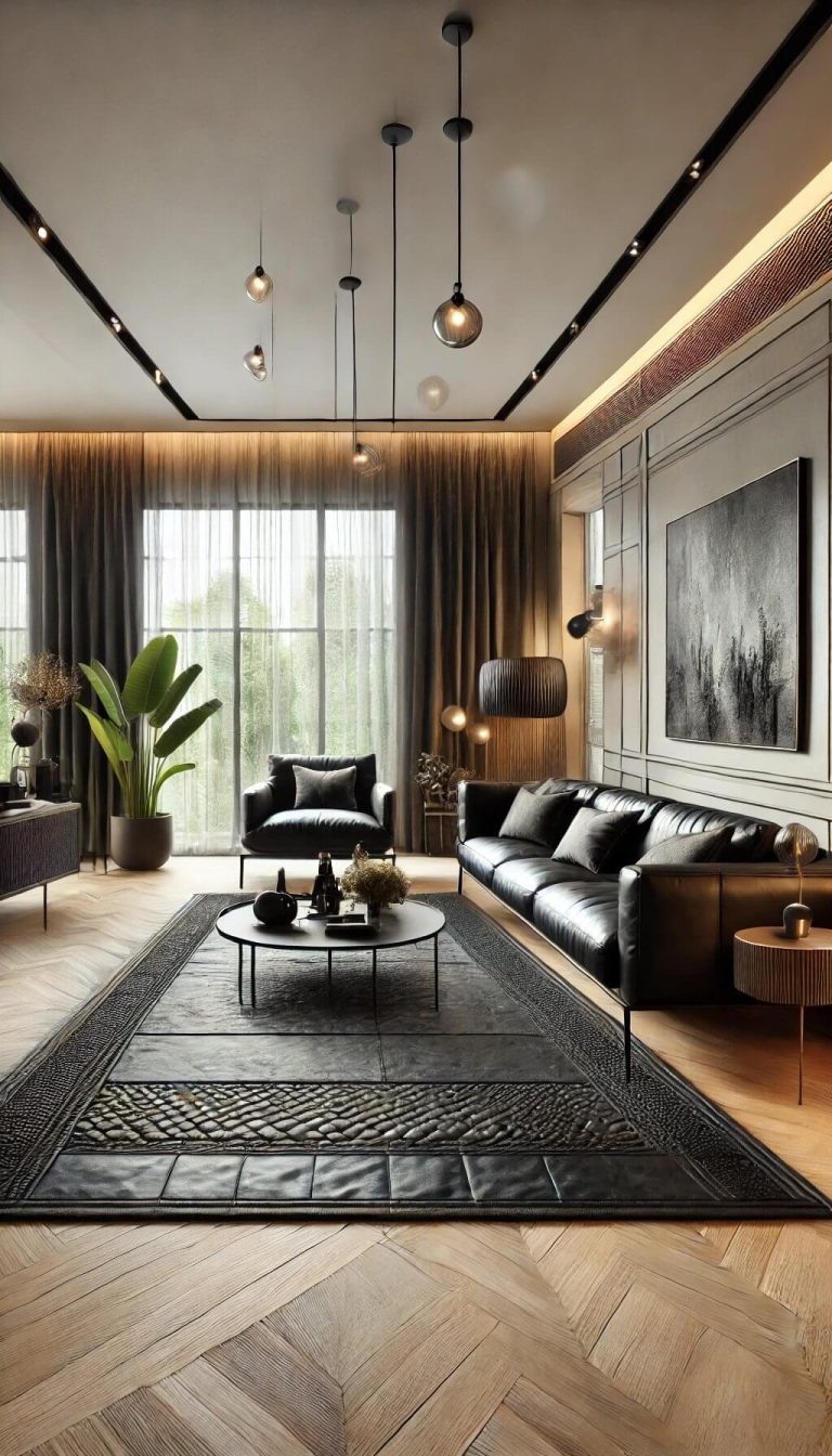 21 Stunning Rug Colors That Perfectly Complement Your Black Couch (2024)