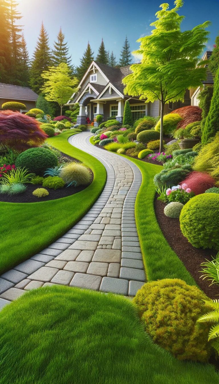 20 Creative Front Walkway Ideas for an Enchanting Entrance (2024)