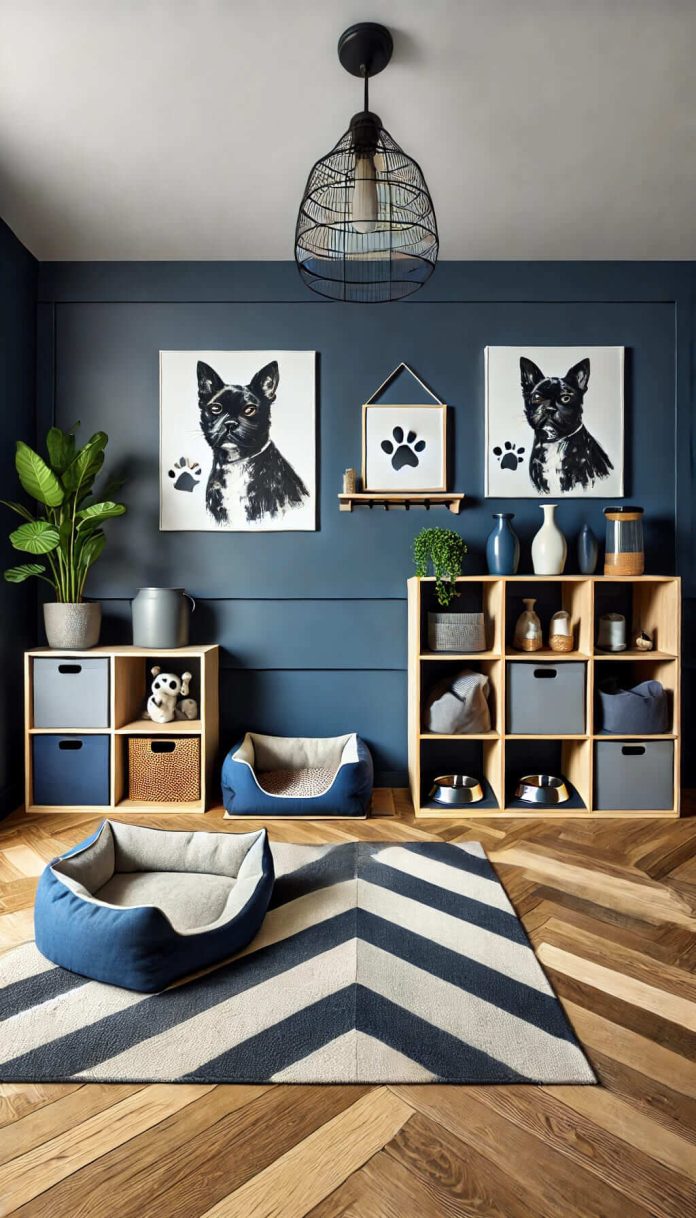 25+ Gorgeous Navy Blue Accent Wall Ideas That Add Depth and Style (2024)