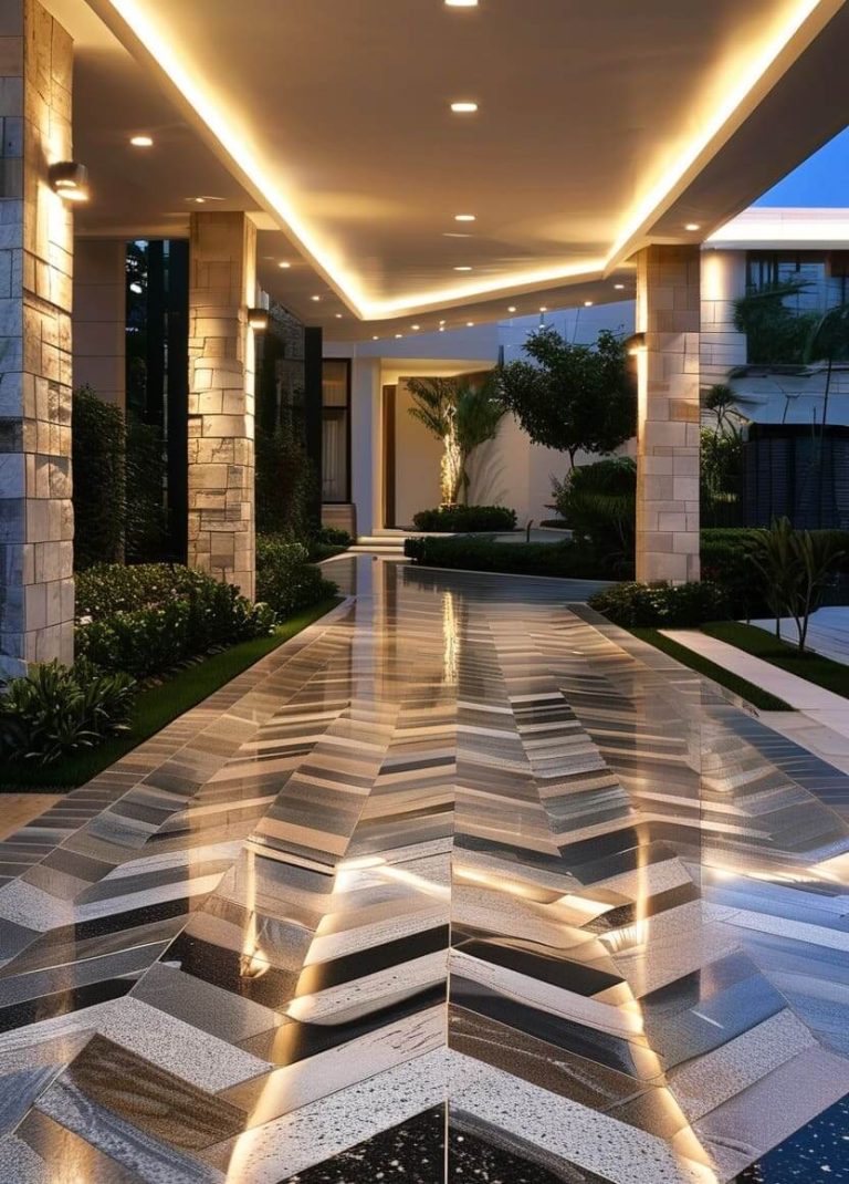 20 Unique Herringbone Driveway Ideas to Boost Your Curb Appeal (2024)