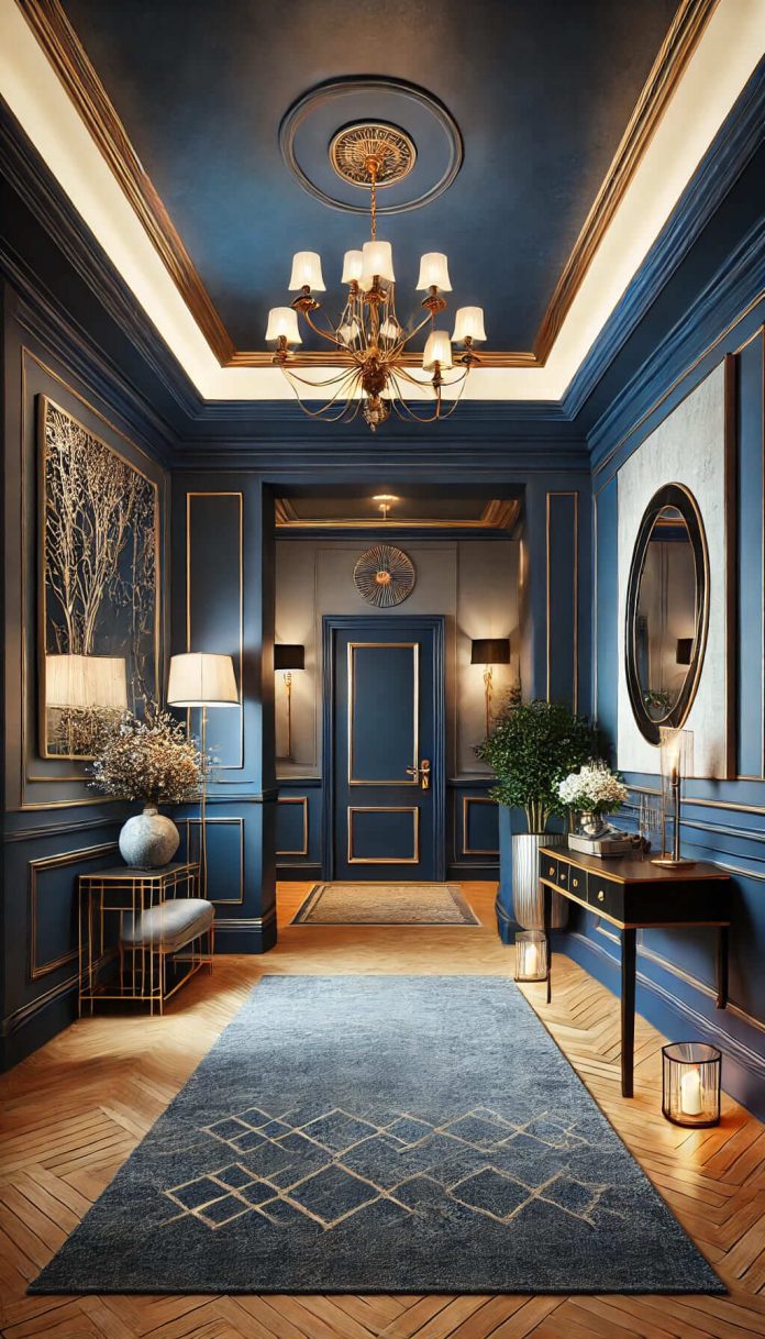25+ Gorgeous Navy Blue Accent Wall Ideas That Add Depth and Style (2024)