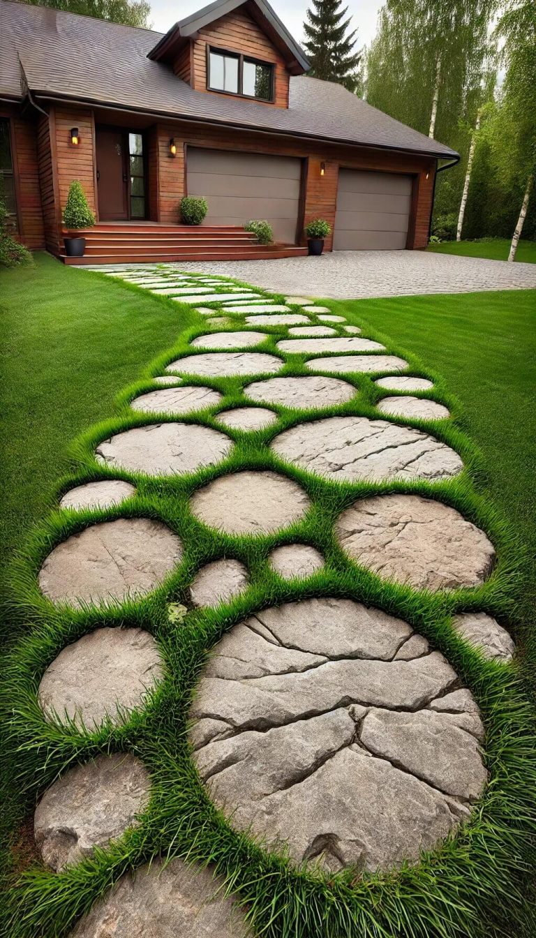 20+ Gorgeous Stone Driveway Ideas to Elevate Your Curb Appeal (2024)