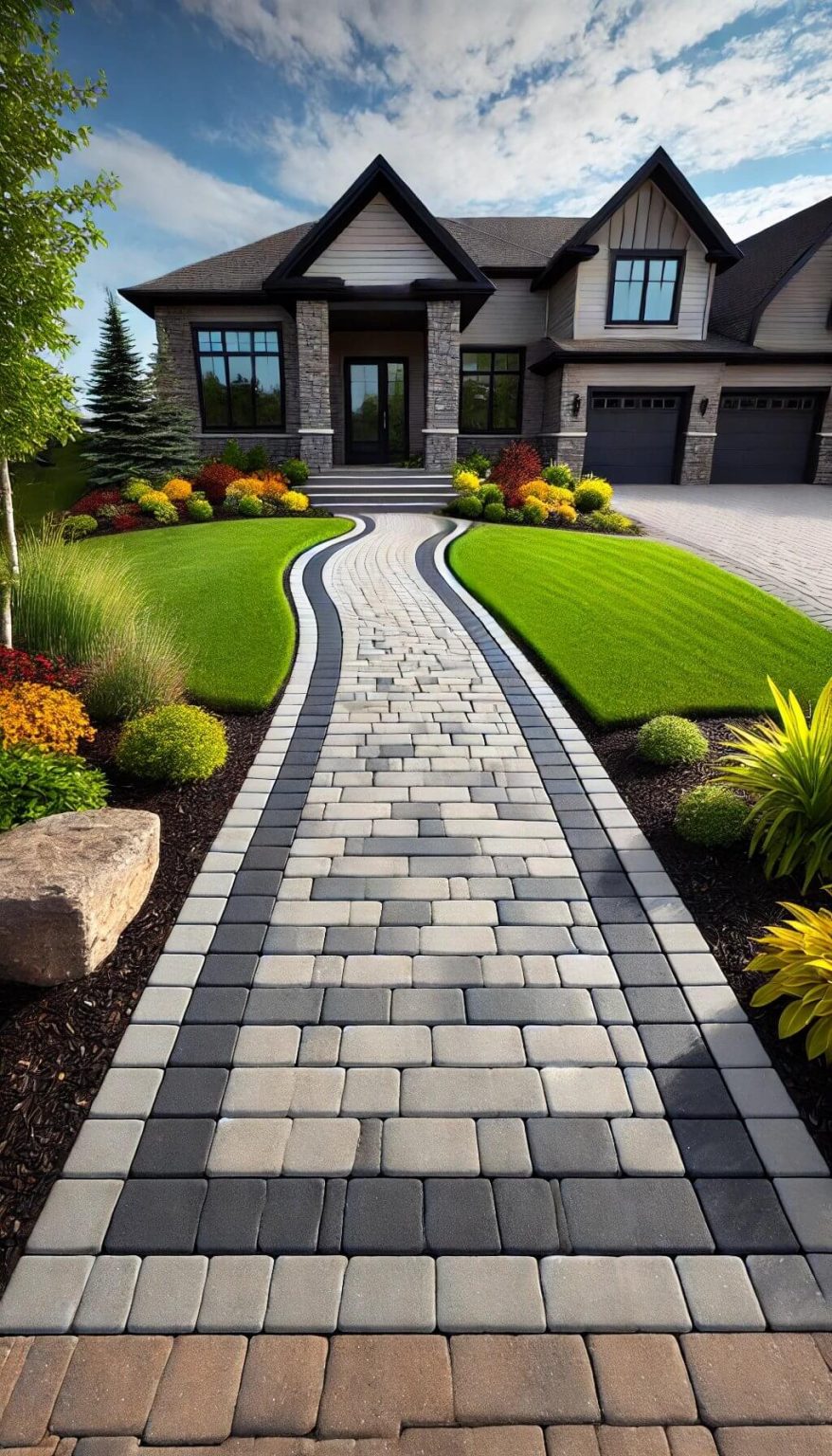 20 Creative Front Walkway Ideas for an Enchanting Entrance (2024)