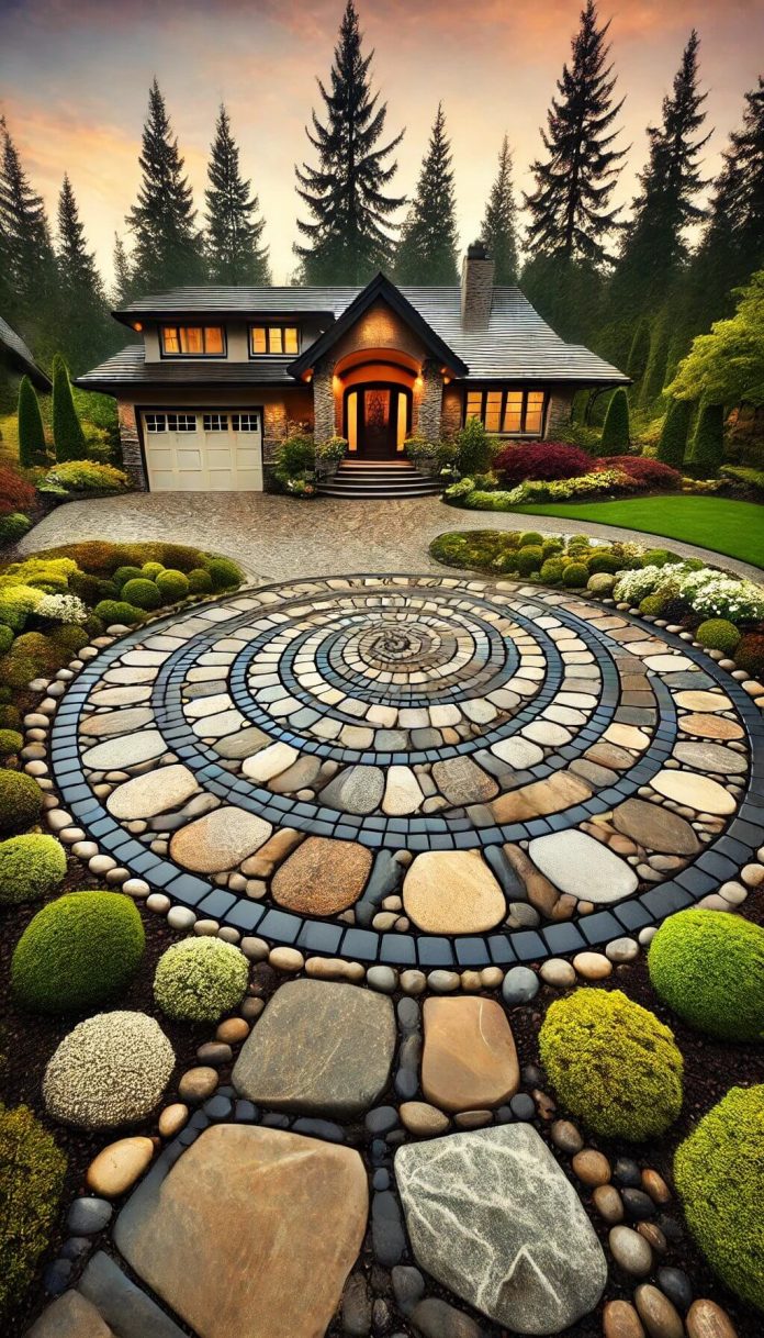 20+ Gorgeous Stone Driveway Ideas to Elevate Your Curb Appeal (2024)
