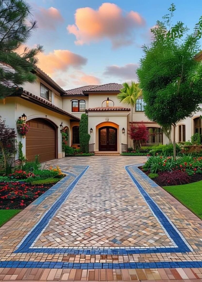20 Unique Herringbone Driveway Ideas to Boost Your Curb Appeal (2024)